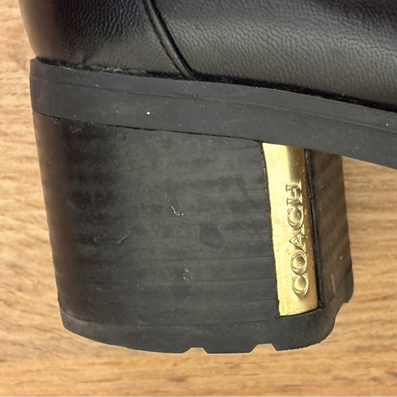 Coach | Shoes | Coach Womens Cora Loafer Pump Size 8 Black Leather ...